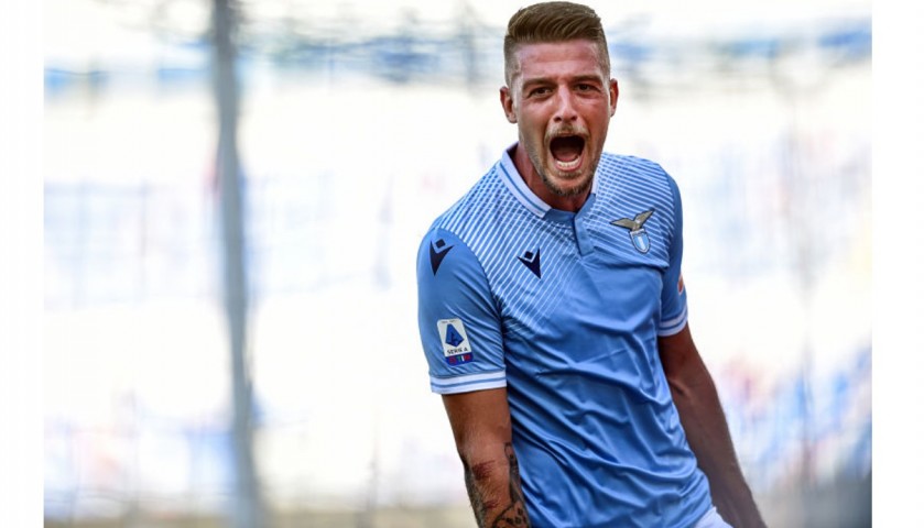 Milinkovic-Savic's Lazio Match Shirt, 2020/21 - CharityStars