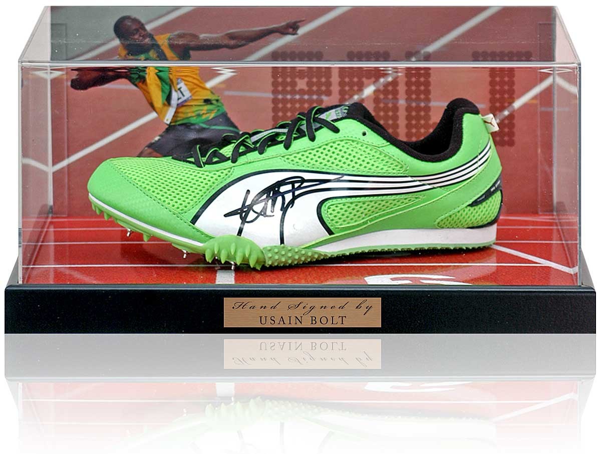 Usain Bolt Orange Spikes
