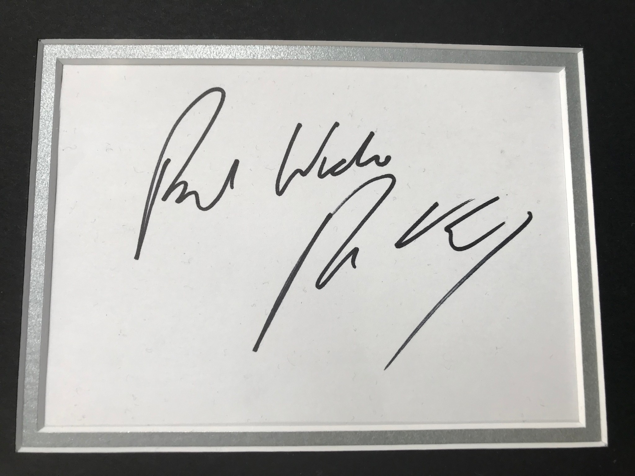 Peter Kay Signed Photo Display - CharityStars