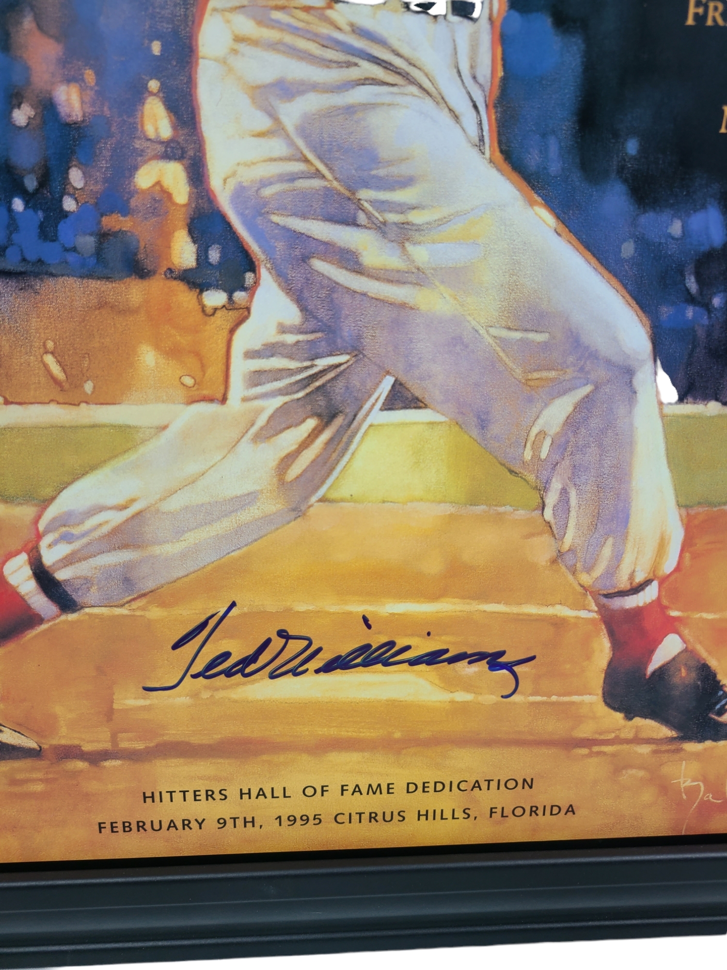Ted Williams Autographed & Framed Boston Red Sox Photo - CharityStars