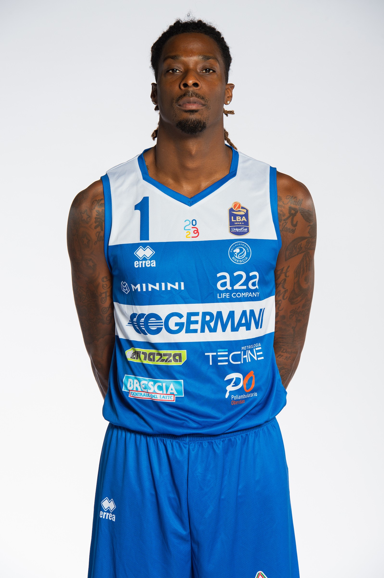 Pallacanestro Brescia Jersey Worn and Signed by Kenny Gabriel ...